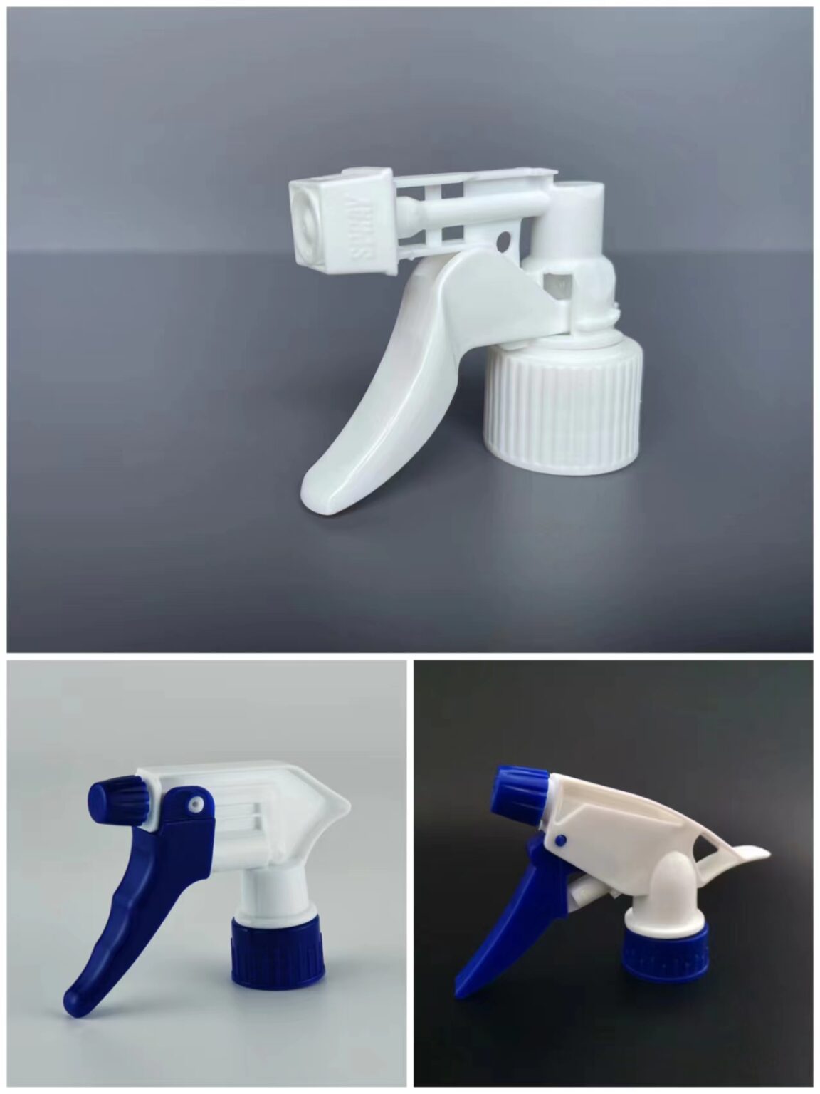 What is the structure of a trigger sprayer?